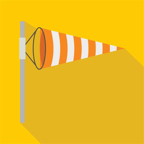 Wind Direction Indicator Icon Flat Style 15206882 Vector Art At Vecteezy
