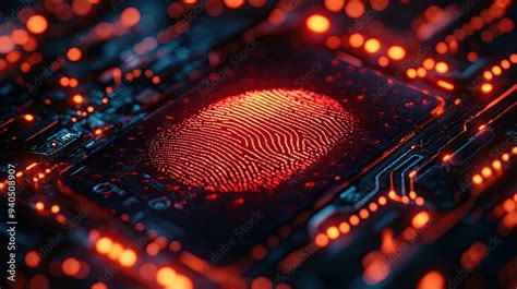 Smartphone Digital Identity Cybersecurity And Online Investment Safety Or Banking Idea Large