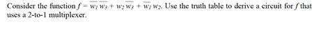 solved consider the function f wi w3 w2 w3 wi w2 use