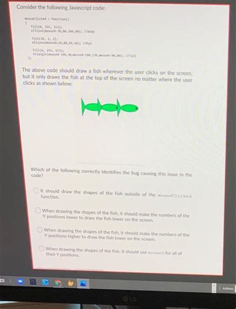 Solved Consider The Following Javascript Code Mocked