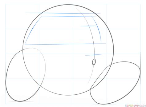 How To Draw Kirby Step By Step Drawing Tutorials