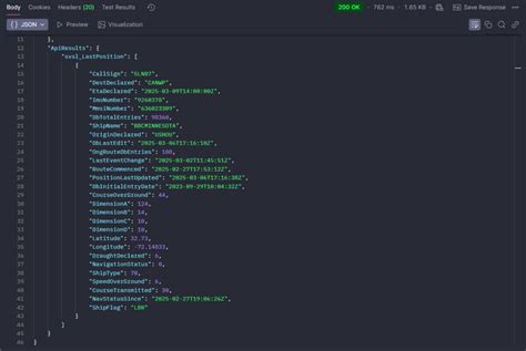 Ais Positions Api Live Vessel Tracking And Historical Ship Tracks