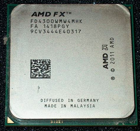 Used AMD FX 4300 3 8 GHz Quad Core Processor FD4300WMW4MHK AM3 US SELLER UBB Threads
