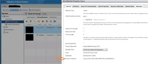 Virtualization The Future How To Check Name Of Vcloud Director Vm In