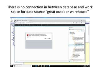 IBM Cognos Work Space Configuration Pptx