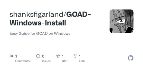 Github Shanksfigarland Goad Windows Install Easy Guide For Goad On Windows