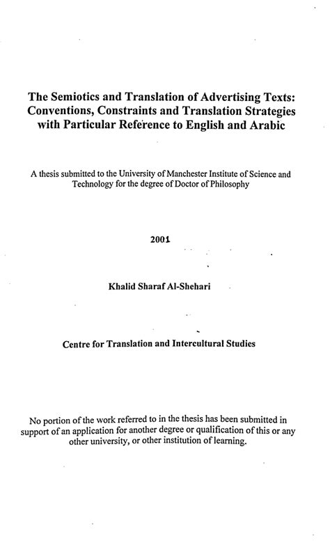 Pdf The Semiotics And Translation Of Advertising Texts Conventions Constraints And