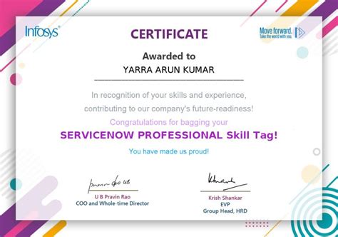 arun kumar yarra on linkedin infosys servicenow