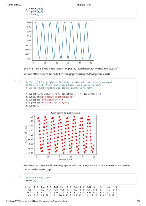 SOLUTION Matplotlib Notes Studypool