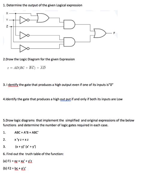 Solved Determine The Output Of The Given Logical Chegg