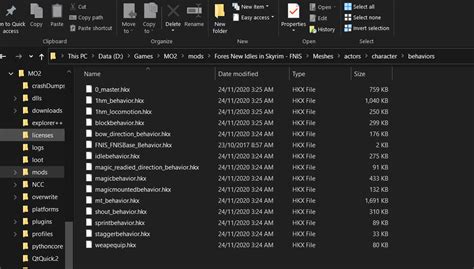 Fnis Doesnt Update Behavior Skyrim Technical Support Loverslab