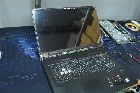 เปลี่ยนจอโน๊ตบุ๊ค Asus Fx705g Fx705gm Ev070t 17 3 Fhd 144hz จอแตก จอร้าว จอเสีย จอเป็นเส้น