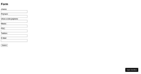 Html Jquerry Form Codesandbox