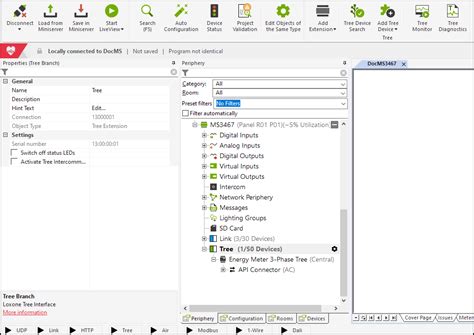 Energy Meter 3 Phase Tree