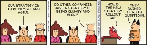 Dilbert Still Struggles Working Agile Agitma