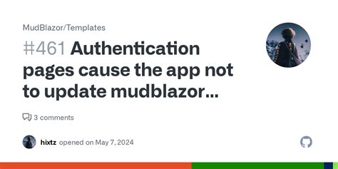 Authentication Pages Cause The App Not To Update Mudblazor Layers