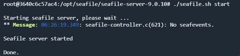使用docker部署、配置及简单使用seafile 八字环~ 博客园