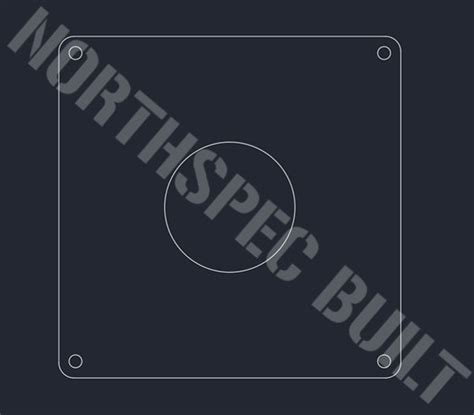 Exhaust Stack Base Plate Dxf File Northspec Built