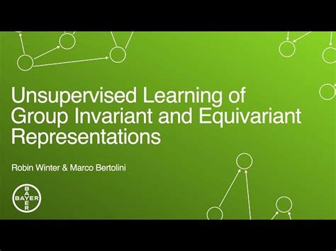 free video unsupervised learning of group invariant and equivariant