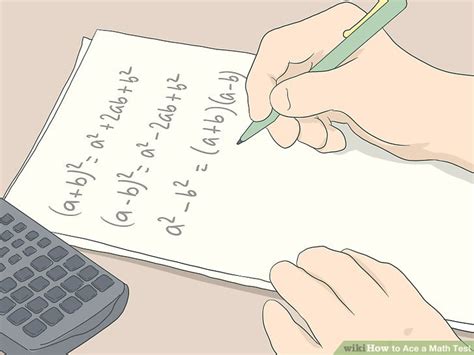 3 Ways To Ace A Math Test Wikihow