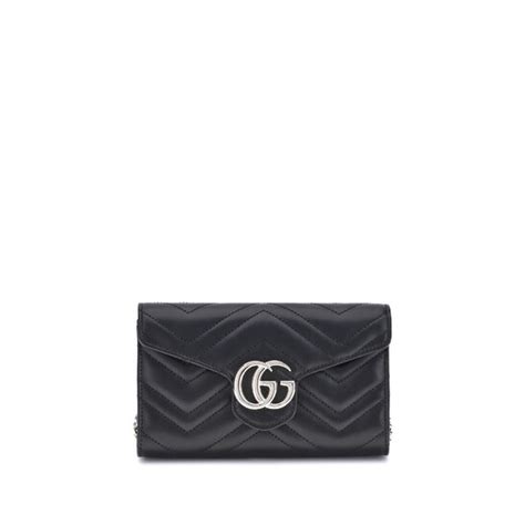 Gucci Gg Marmont Wallet With Chain 837745 Aaet8 1000 Handbags Jomashop