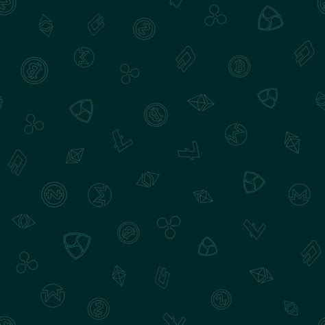 Premium Vector Cryptocurrency Seamless Pattern Background
