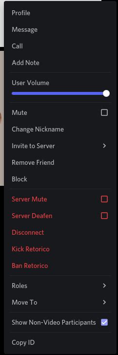 Right Click Menu When On A User Issue 112 V3xlabs Dh Web GitHub