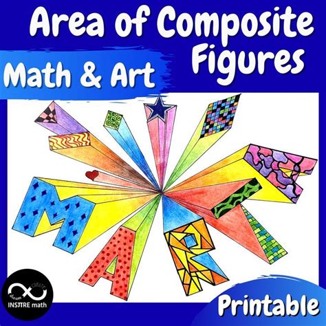 Area Of Composite Figures One Point Perspective Name Math And Art Project