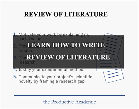 How To Write A Literature Review In 30 Minutes Or Less At Richard Blind