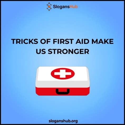 565 Catchy First Aid Slogans First Aid Slogan Poster For Campaign