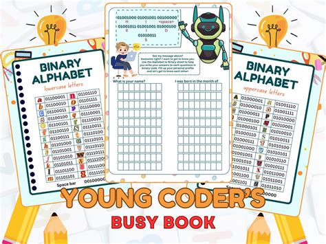 Basic Coding for Kids, Binary Code, Busy Book, Coding Fundamentals ...