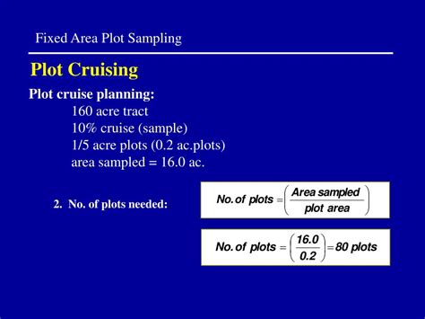 Ppt Fixed Plot Sampling Powerpoint Presentation Free Download Id