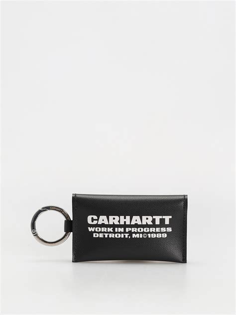 Carhartt Wip Link Script Keychain Black White
