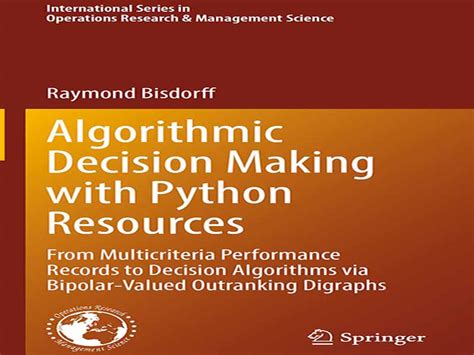 دانلود کتاب تصمیم گیری الگوریتمی با منابع پایتون مجله علمی تفریحی بیبیس