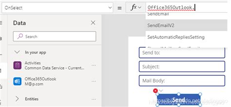 powerapps的数据处理及交互 1 发送邮件 ndemailv2 csdn博客
