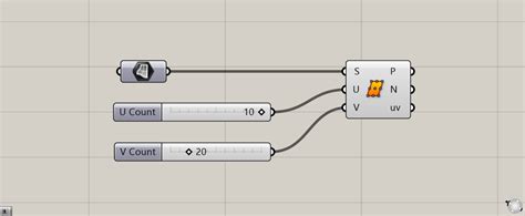[grasshopper]how To Use The Divide Surface To Create Division Points On A Surface Iarchway