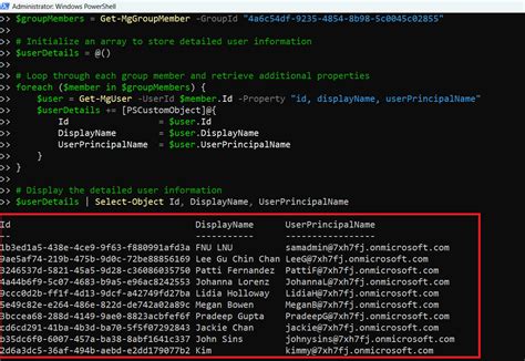 Using Get Mggroupmember With Get Mguser