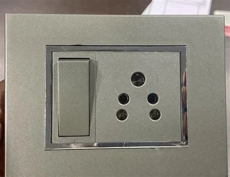 5A Grey Electrical Modular Switch Socket Polycarbonate At Rs 160 In Mumbai