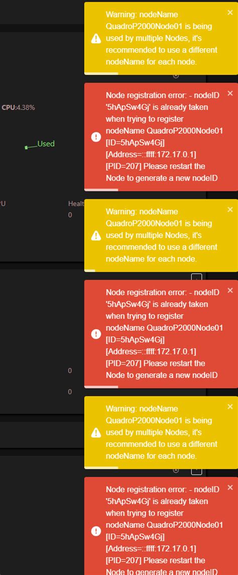 the stats reading wrong and issue with the node r tdarr