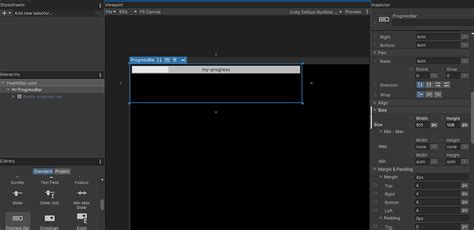 In Ui Toolkit Progreebar Size Not Working Unity Engine Unity Discussions