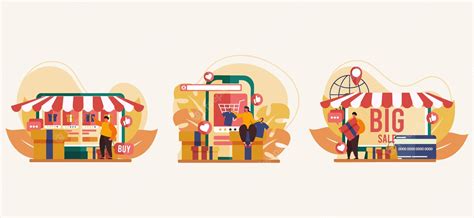 Premium Vector Trading Via Online Media Flat Design