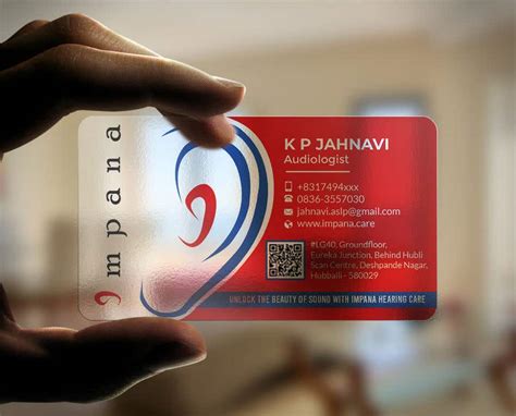 Impana Visiting Card Design Single Side Freelancer
