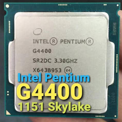 Jual Intel G4400 Skylake Gen 6 Soket 1151 Processor Kab Cirebon