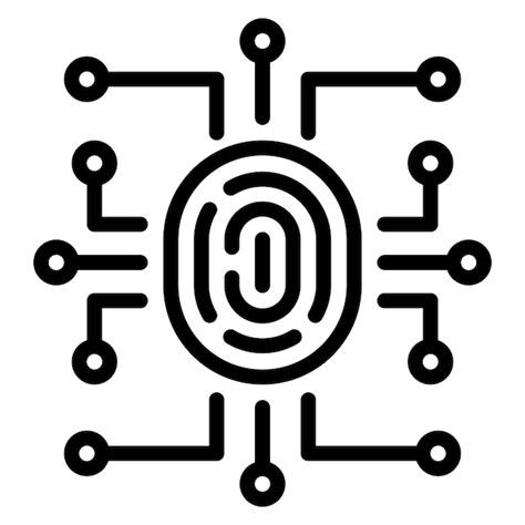 Premium Vector Biometric Data Icon Vector Image Can Be Used For Compliance And Regulation