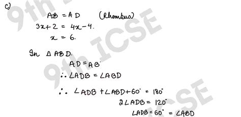 Q5 A In Figure 1 Given Below Abcd Is A Parallelogram With