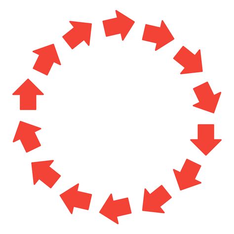 Red Rotate Arrow Icon 27604935 Png