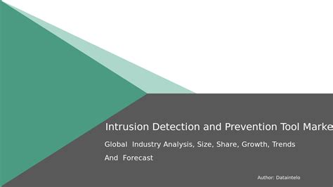 Intrusion Detection And Prevention Tool Market Report Global Forecast From 2025 To 2033
