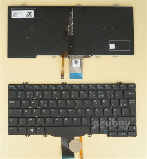 French Azerty Français Keyboard For Dell Latitude 5280 5288 5289 5290 7280 7290 7380 7390