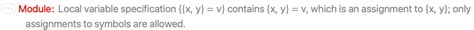 Module Create A Scoping Construct For Local Variableswolfram Documentation