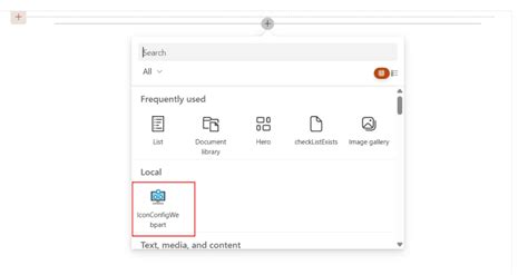 configure sharepoint framework web part icon